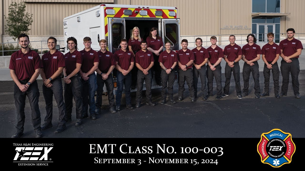 EMT Class No. 100-003 Graduation - YouTube