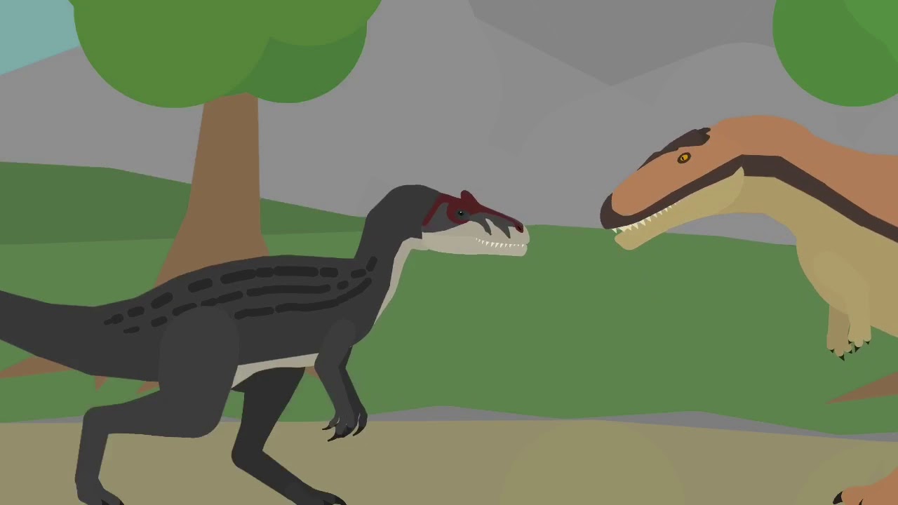 KBA: JFC Allosaurus vs Carcharodontosaurus - YouTube