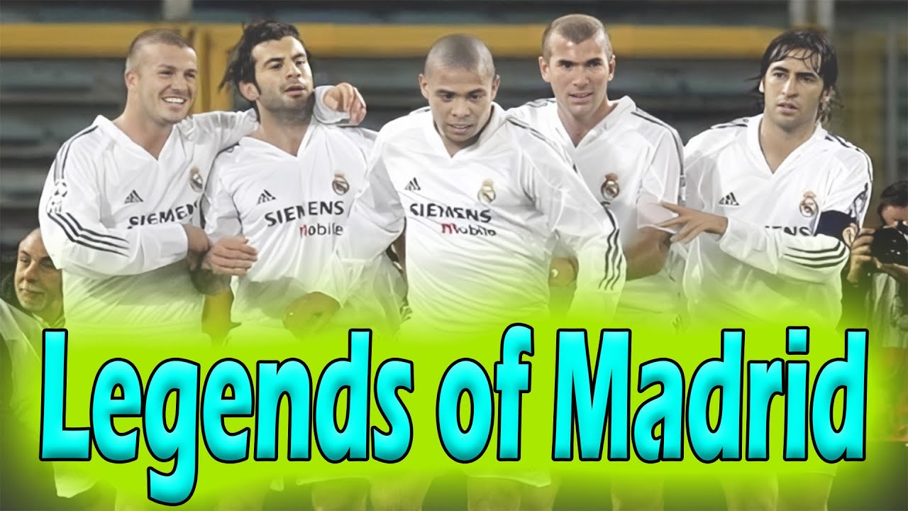 Football stars all in Real Madrid - YouTube