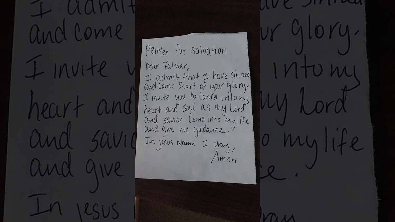 Repentance Prayer of Salvation-Prayer to become a born again Christian ...