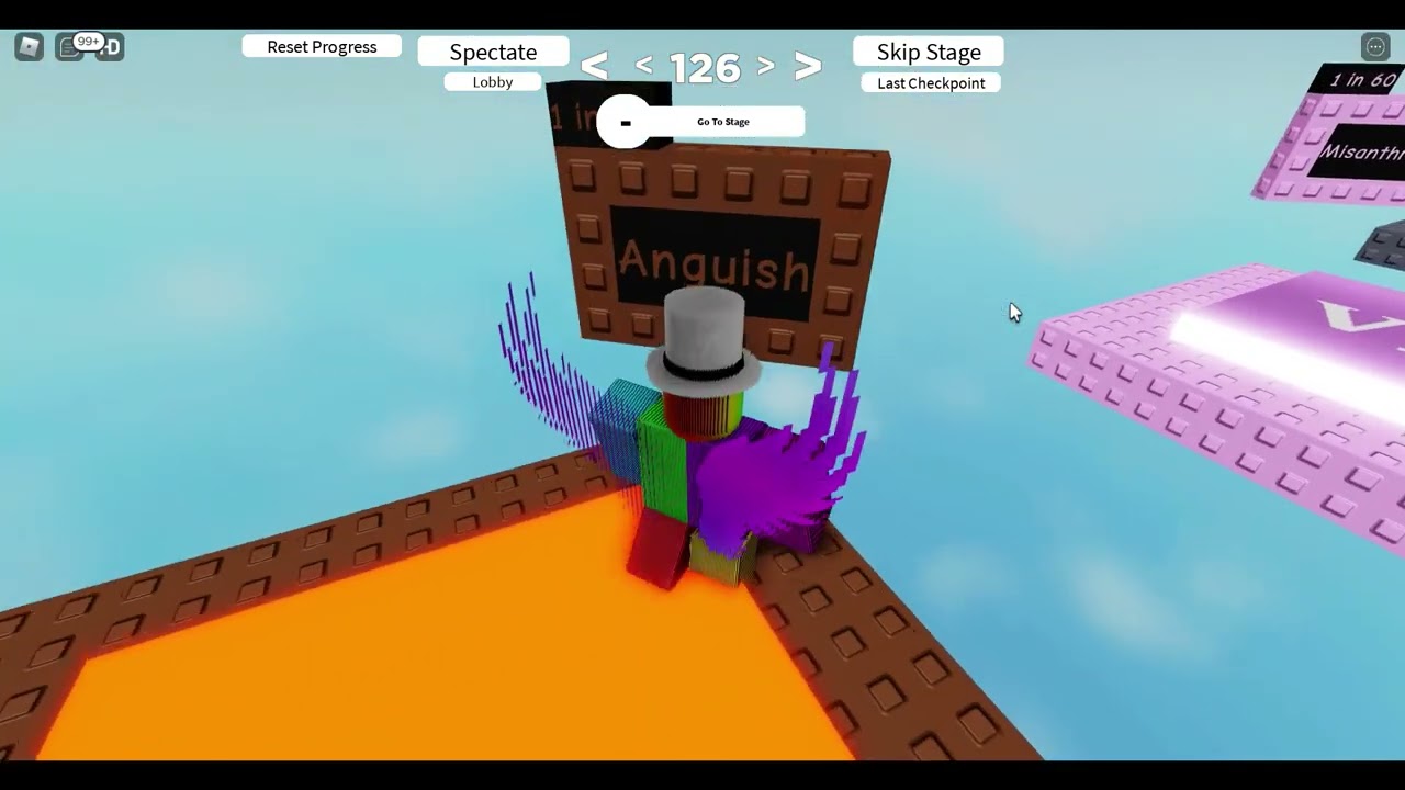 Fallen's RNG Click Per Difficulty Chart Obby (0-150) - YouTube