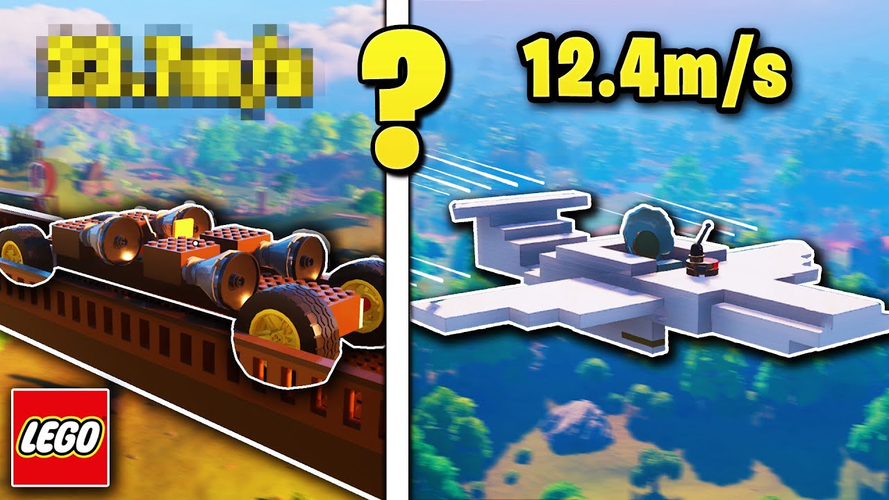 What Is The Fastest Way To Travel In Lego Fortnite? - YouTube