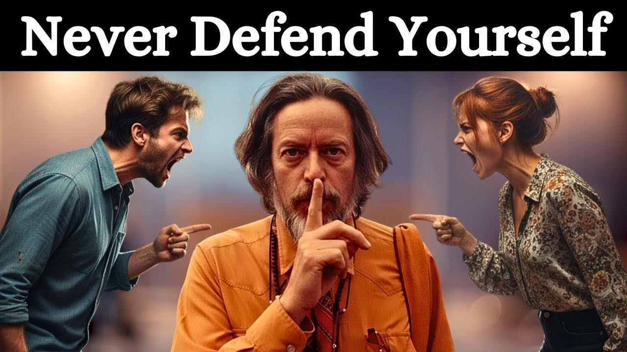 You Should Never Defend Yourself | Alan Watts' Greatest Lesson - YouTube
