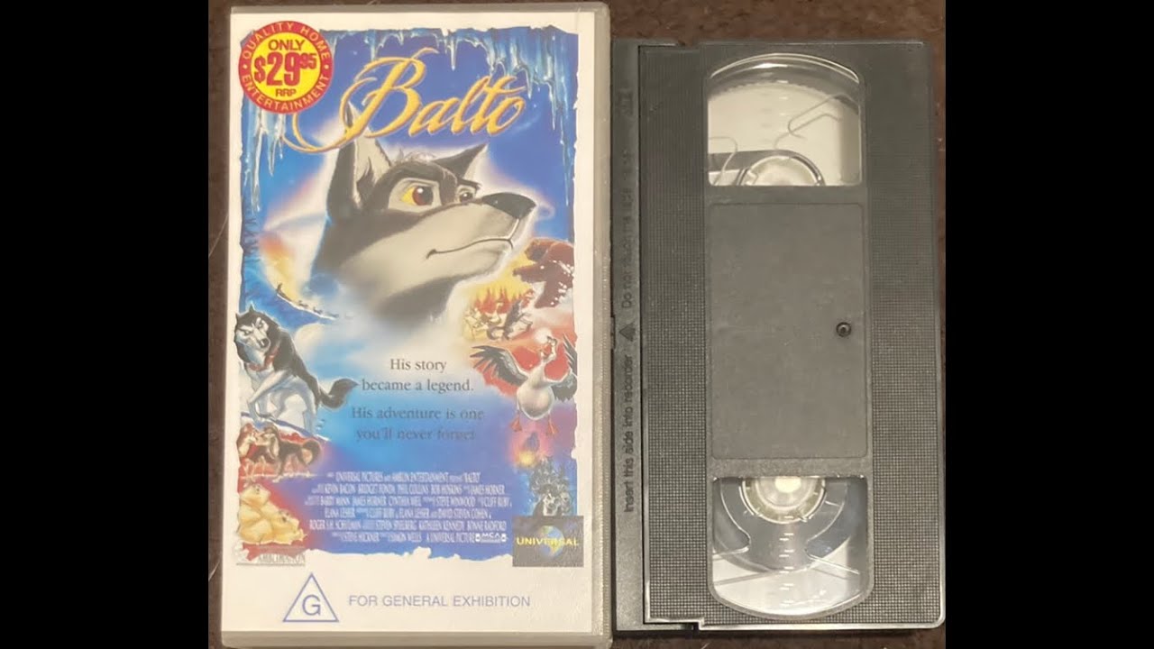 Opening to Balto 1996 VHS - YouTube