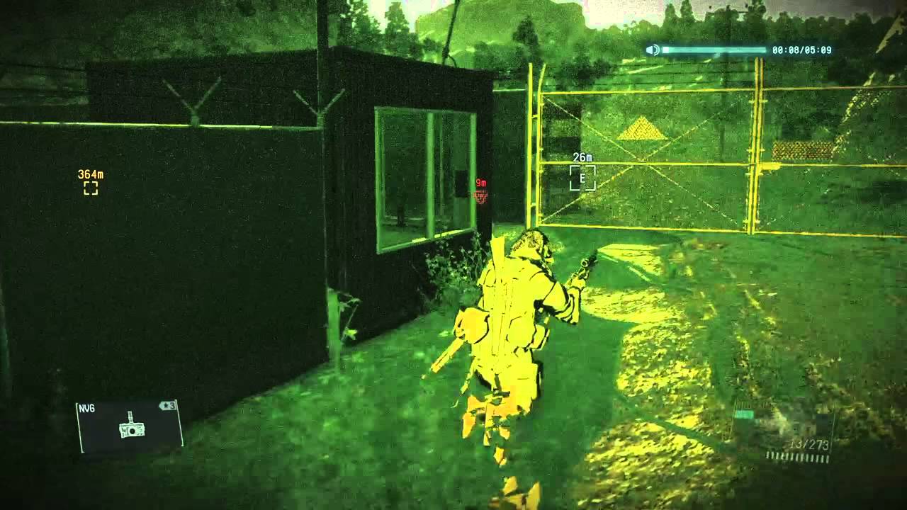 MGS5 Night Ops to Day Flawless Execution Riot SMG Tranq Sniper PS4 ...