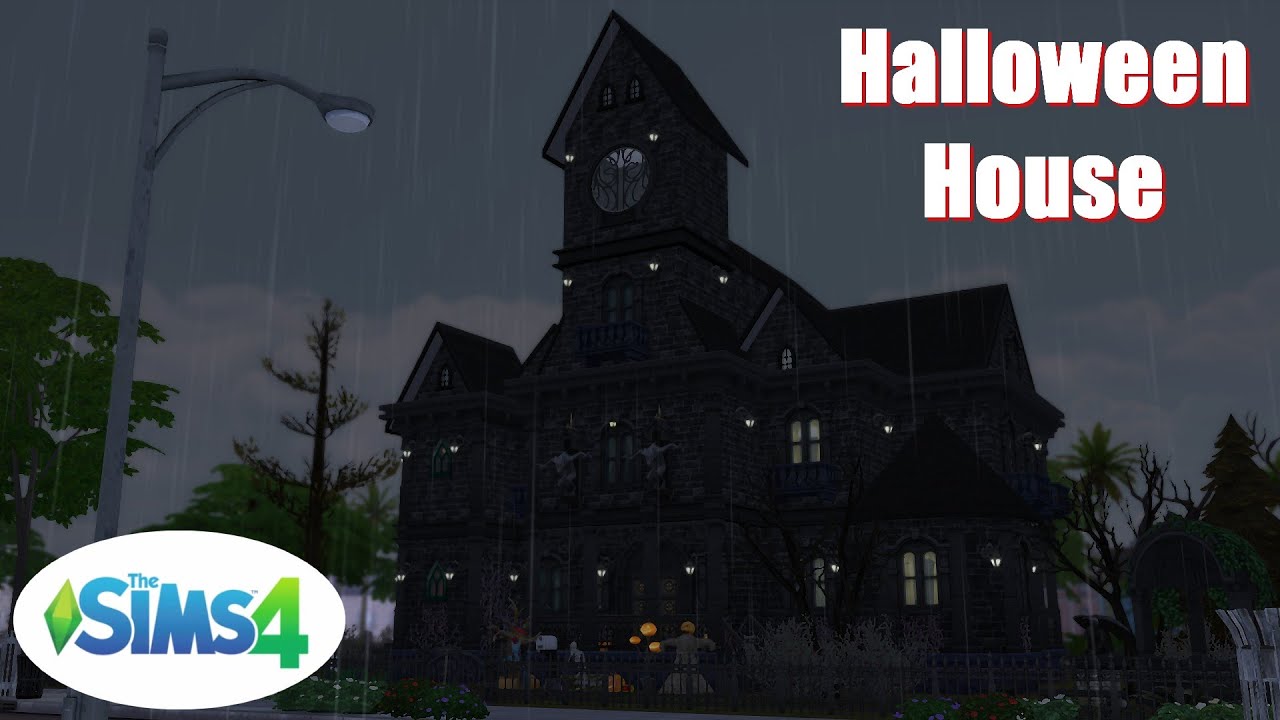 Halloween House | Sims 4 SPEED BUILD - YouTube