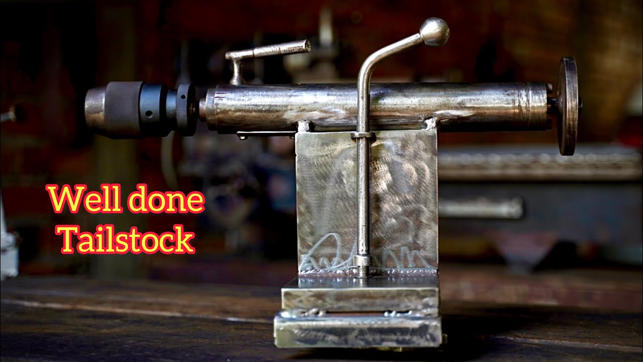 How to make Tail Stock Well Done Tailstock Lathe.#DIY # ...