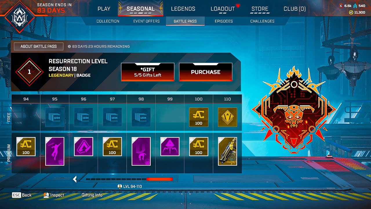 Apex Legends - Season 18 Battle Pass (Full Showcase) - YouTube