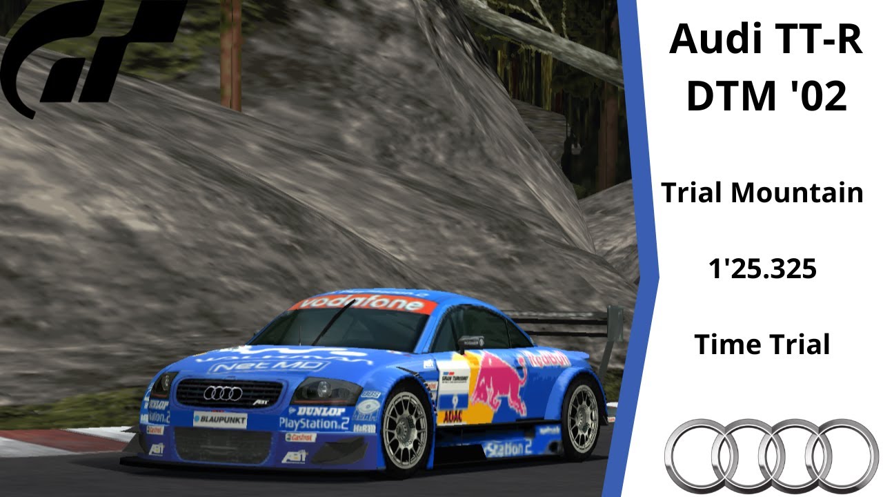 Gran Turismo PSP - Trial Mountain Circuit - Abt Audi TT-R Touring Car ...