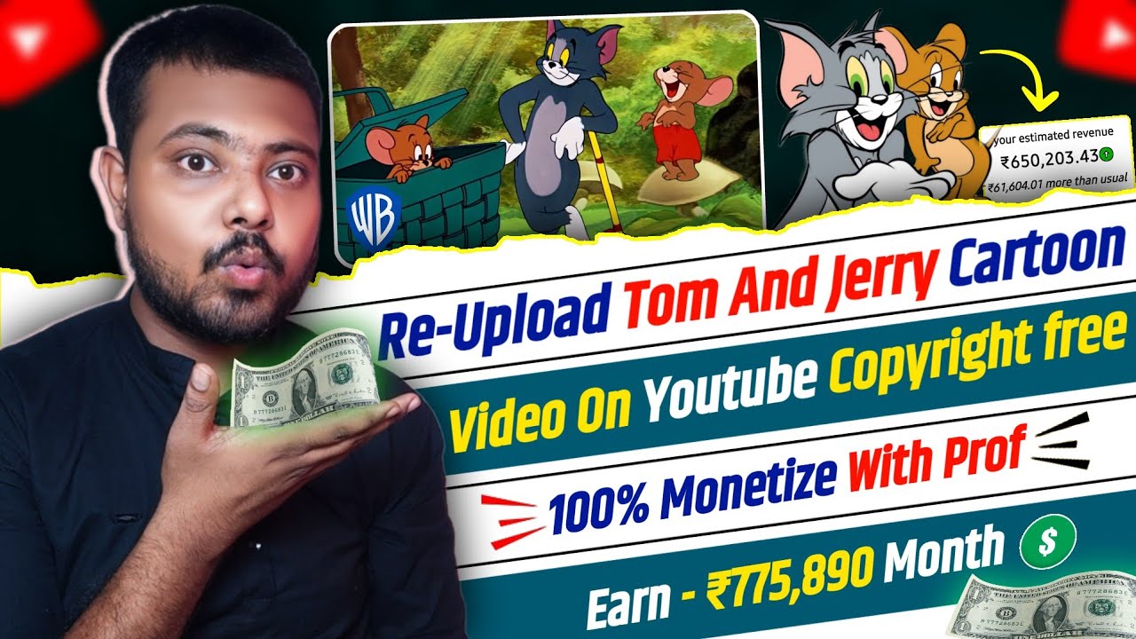Upload Tom And Jerry Cartoon On YouTube - 100% Channel Monetize ️ - No ...