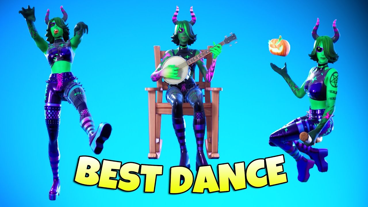 RAVINA Skin with Best Fortnite Dances & Emotes! - YouTube