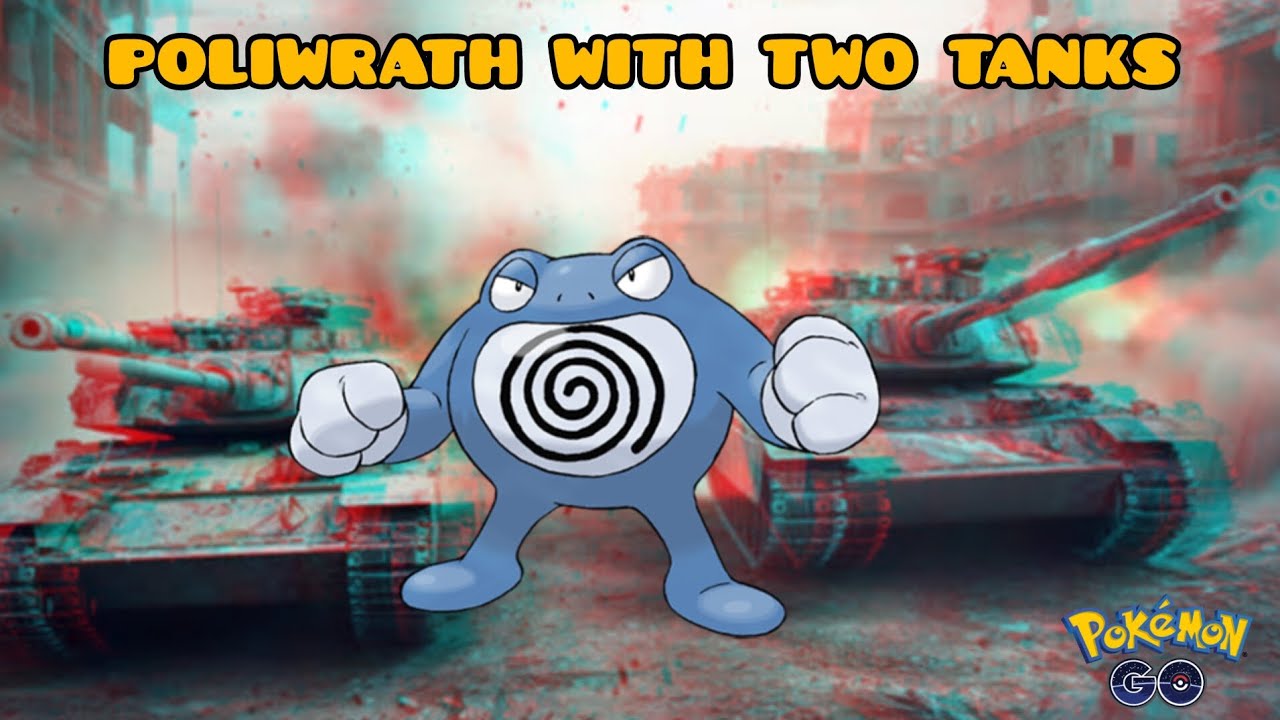 Shadow Poliwrath with 2 tanks complete Destruction in open Great league ...