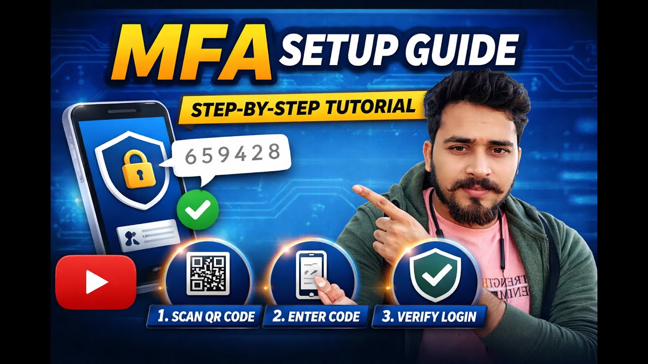 MFA Setup User End | Step-by-Step Guide - YouTube