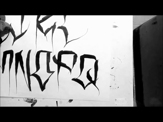 Cholo Graffiti Letters Alphabet