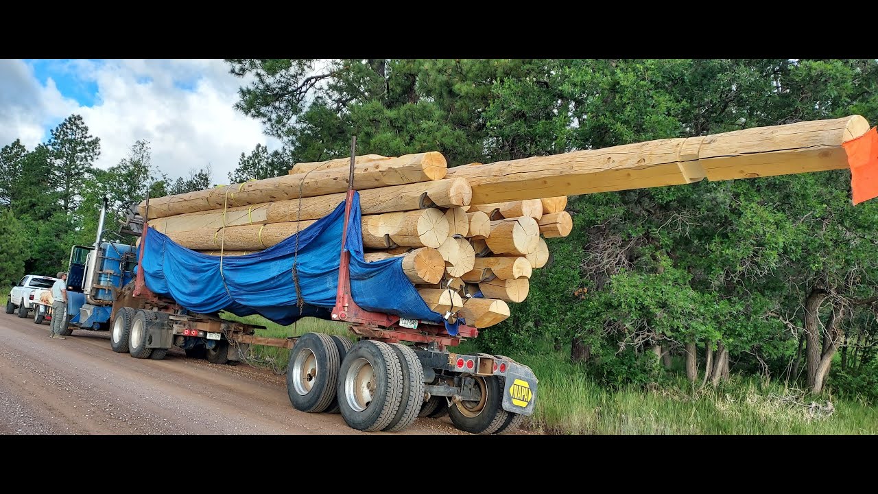 What Does it Take to Set A Log Home - Teaser - YouTube