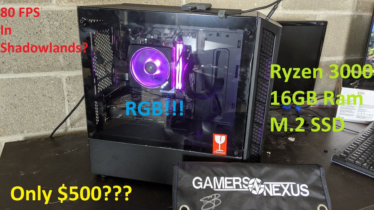 $500 No Compromise RGB Gaming PC for Shadowlands??? - YouTube