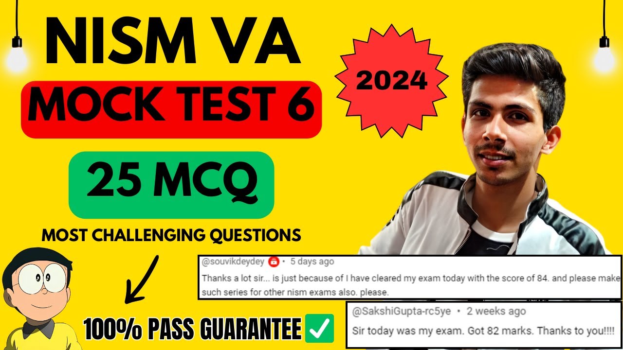 NISM VA MOCK TEST 2024 | NISM 5A EXAM PREPARATION | NISM MOCK TEST | # ...