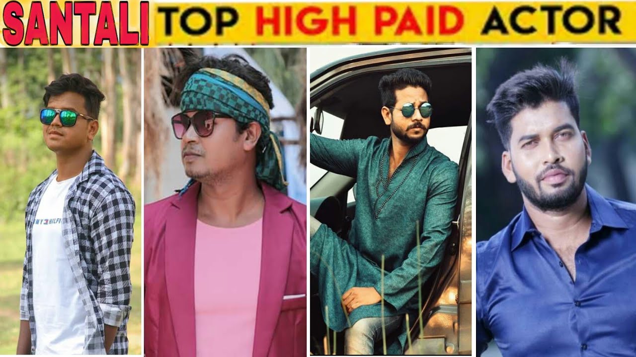 Top 5 santali hero !! 2020 !!सानतालि का High paid Actor ! New santali ...