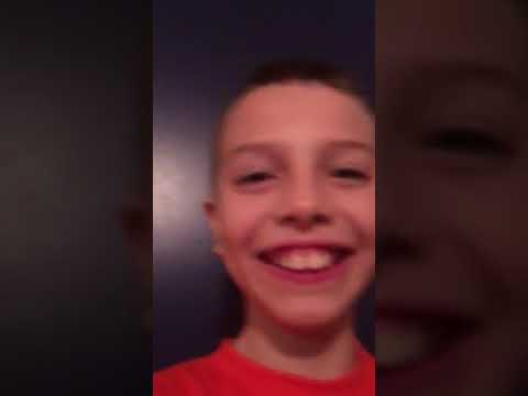 Courage getting tickled by dad