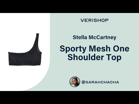 Stella McCartney Sporty Mesh One Shoulder Top  Review