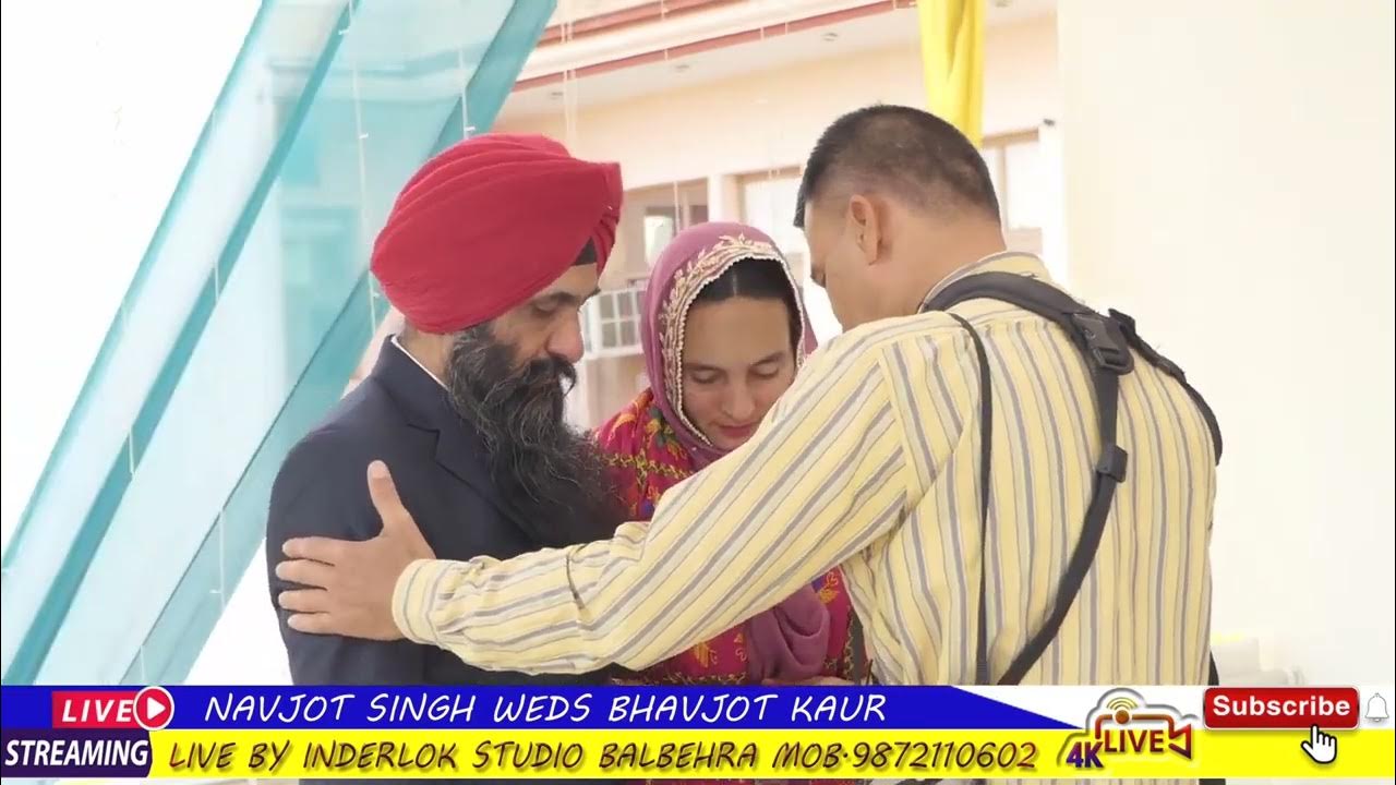 NAVJOT SINGH WEDS BHAVJOT KAUR WEDDING CEREMONY - YouTube