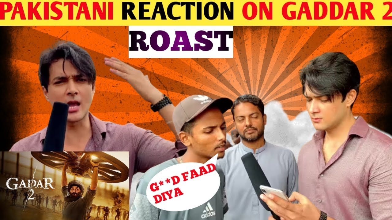 PAKISTANI MEDIA AND PUBLIC REACTION ON GADDAR 2 || AND ROAST 🔥 || VIKRANT RAJPUT || - YouTube