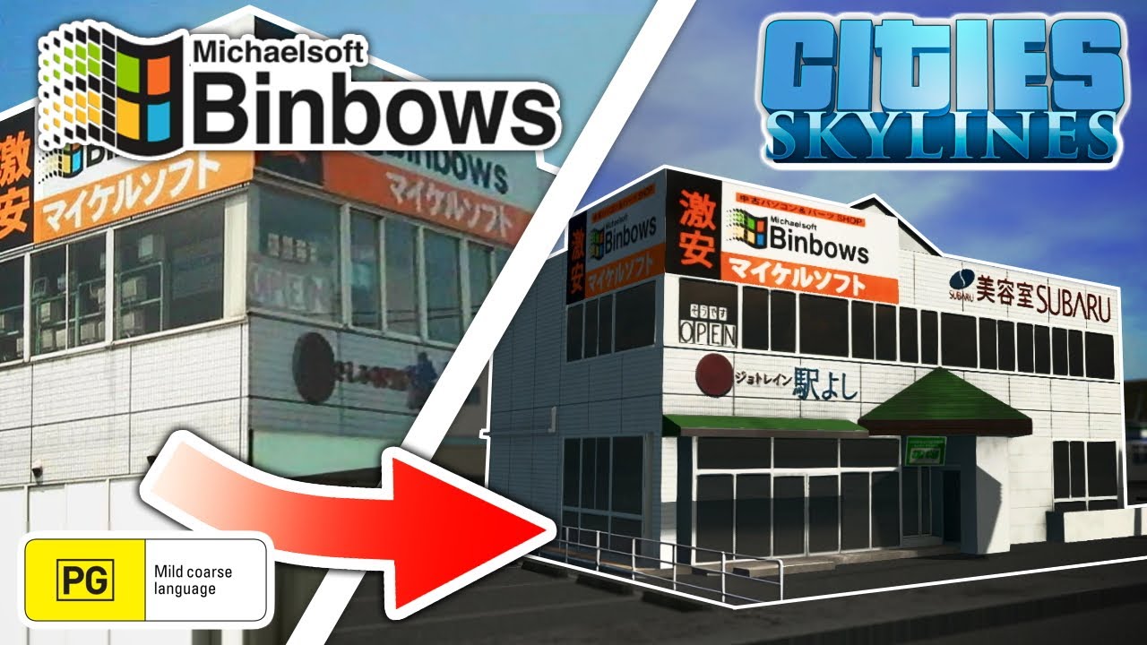 Michaelsoft Binbows in Cities Skylines! And How I Did It | Cities ...