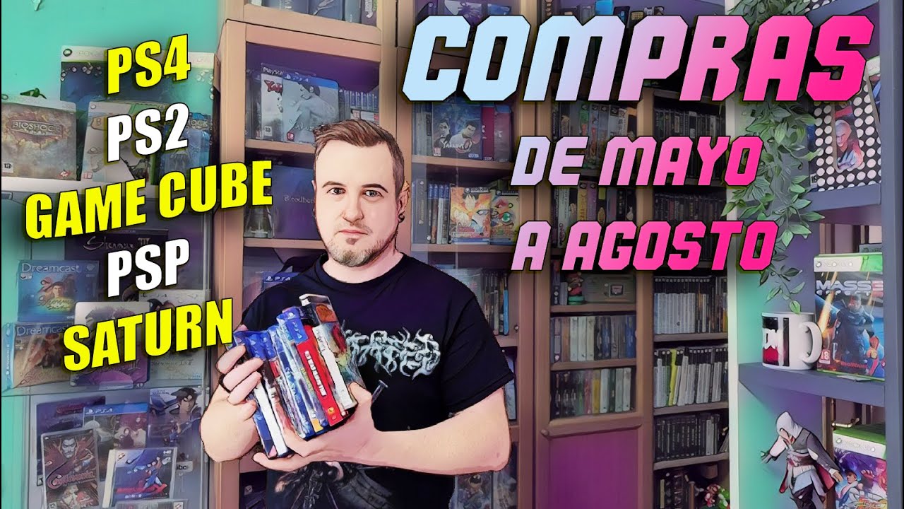 COMPRAS DE VIDEOJUEGOS, MAYO A AGOSTO (PS4, PS2, GAME CUBE, PSP) - YouTube