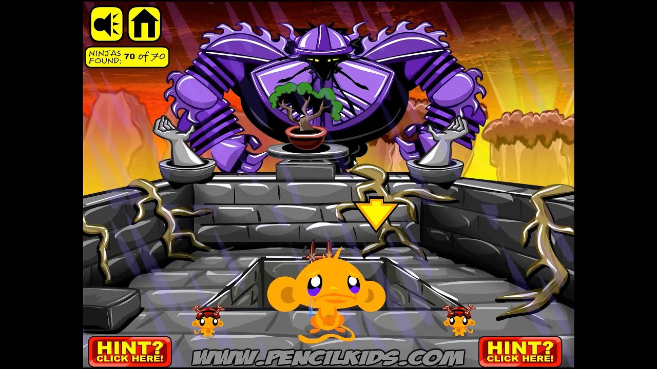 Monkey GO Happy: Samurai -- Walkthrough - YouTube