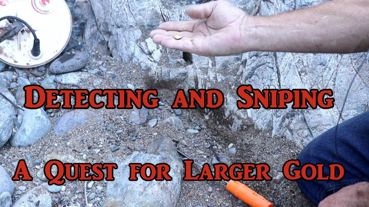 Some great detecting and first of the year sniping for gold - YouTube