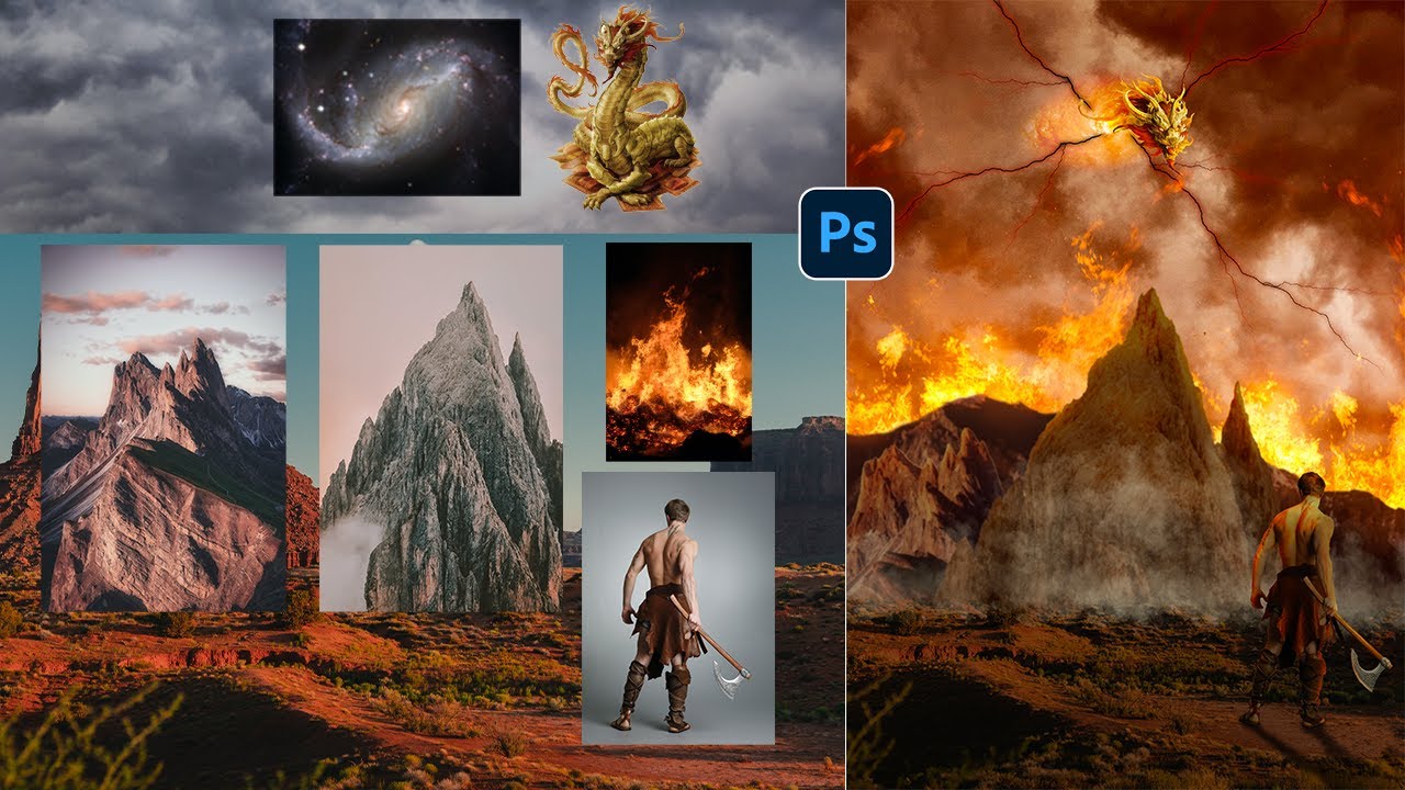 Epic Cinematic Photo Manipulation | Photoshop Tutorial - YouTube