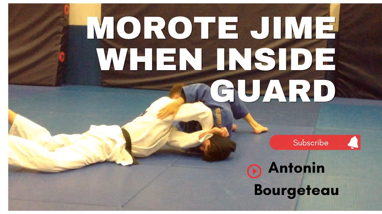 A sneaky morote jime setup when you're inside your opponents guard ...