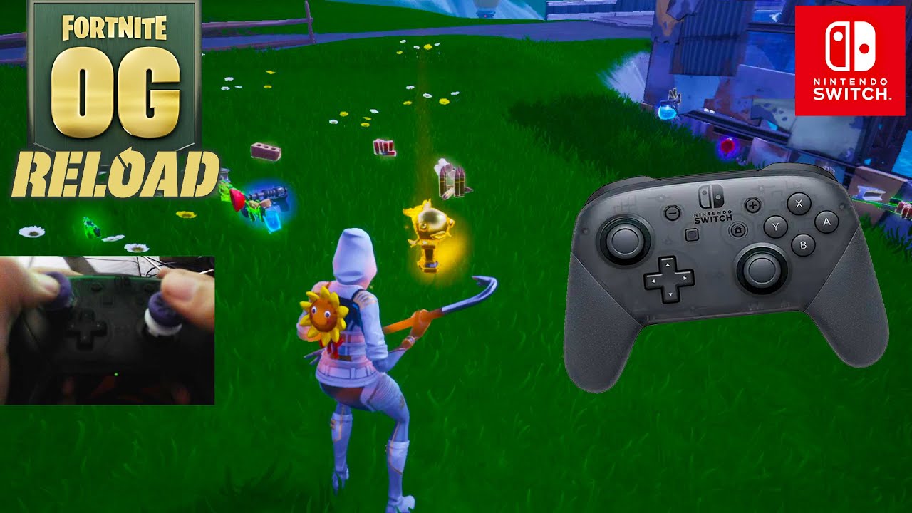 Nintendo Switch Pro Controller Handcam 🎮 Fortnite Reload Gameplay 👑 ...