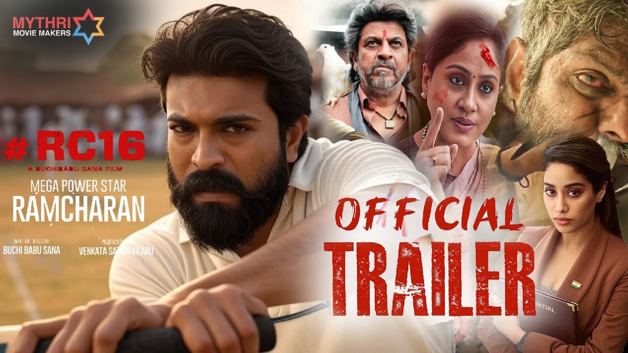 RC16 FIRST LOOK Trailer | Ram Charan | Shiva Rajkumar | Bucchibabu Sana ...