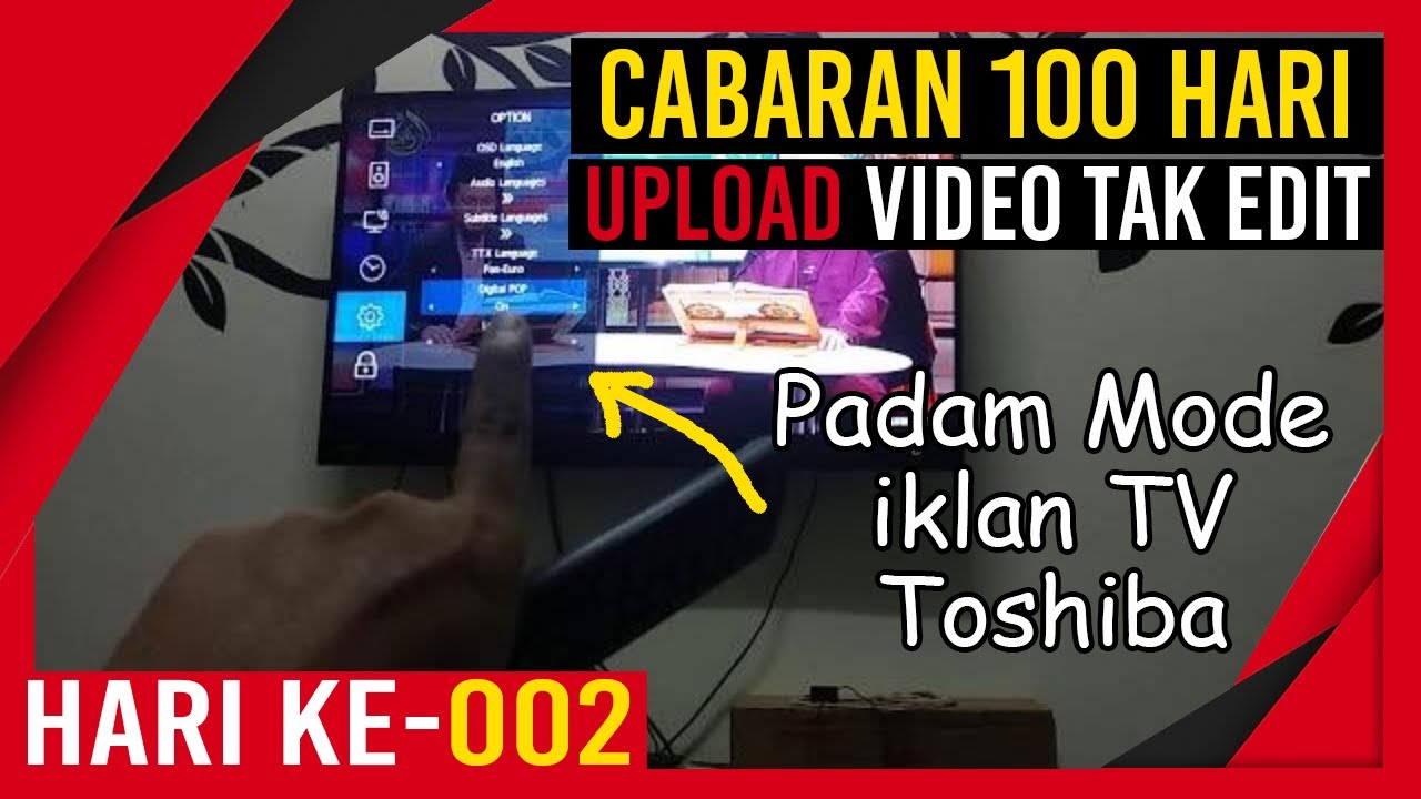 Cara padam iklan di TV Toshiba - YouTube
