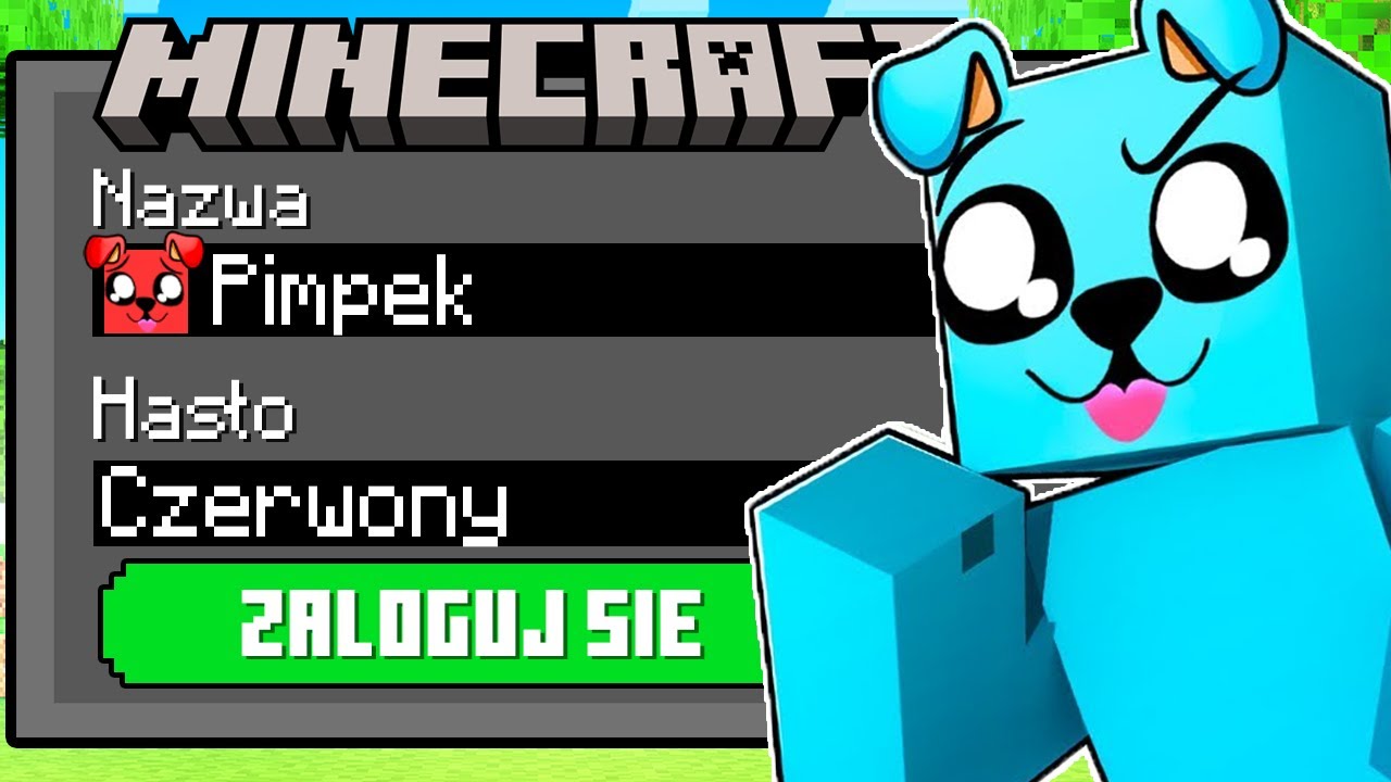 WŁAMAŁEM SIĘ NA KONTO PIMPKA w Minecraft 💻 - YouTube