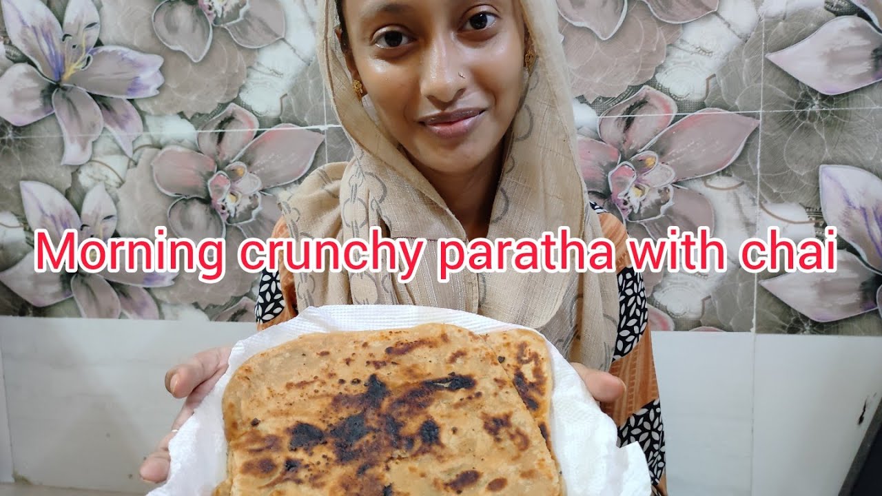 crunchy paratha recipe in my style with anda fry🥚| yummy easy recipe |# ...