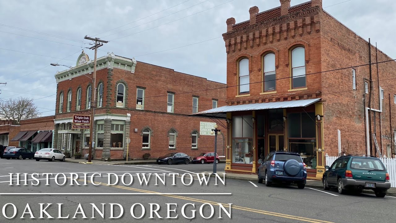 Historic Downtown Oakland, Oregon - YouTube