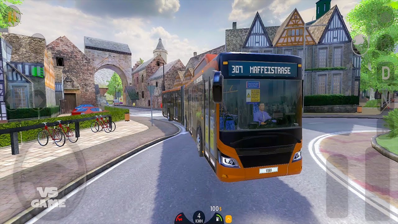 Bus Simulator 2023 - Driving on Last Route in Germany - Gameplay - YouTube