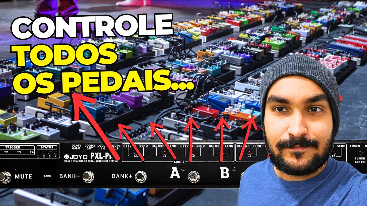 IMAGINE TER PRESETS, SÓ QUE USANDO PEDAIS DE GUITARRA! JOYO PXL PRO ...