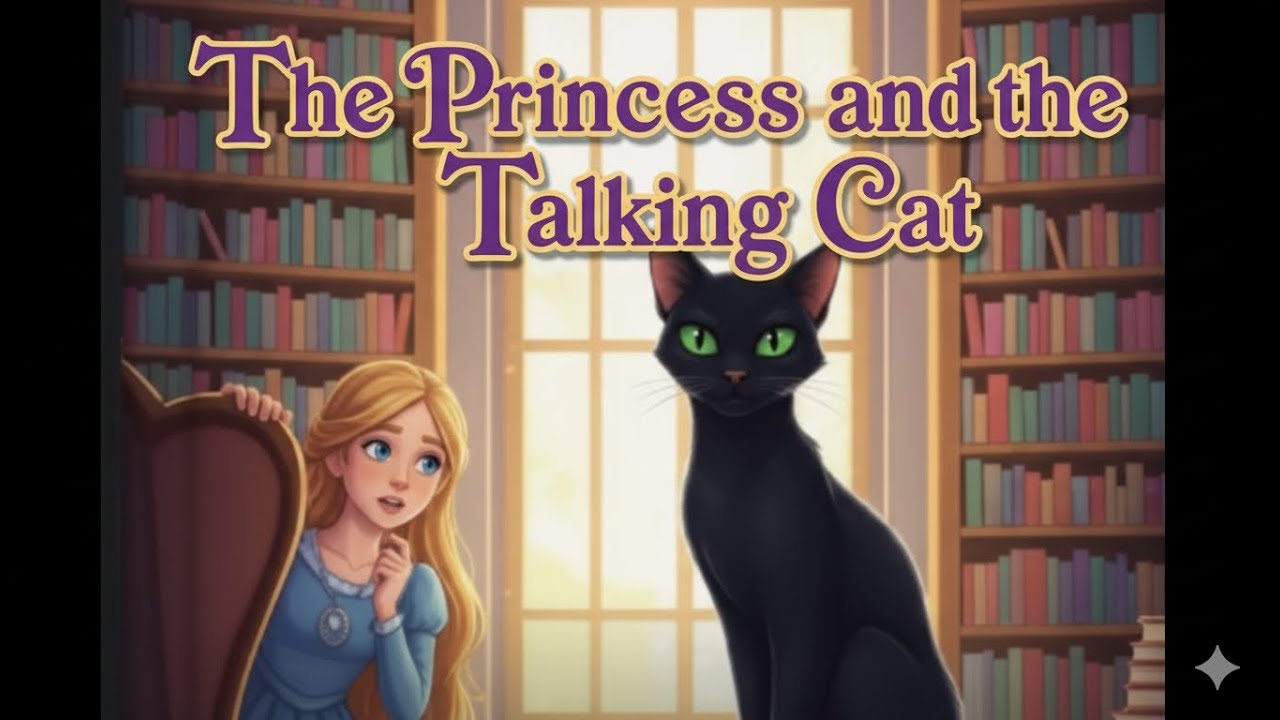 The Princess and the Talking Cat - Storytime - YouTube