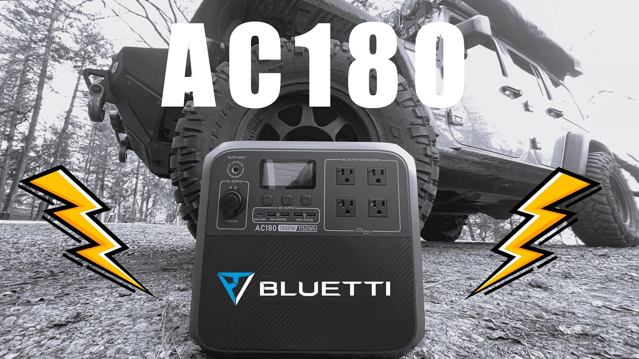 BLUETTI AC180 Portable Battery - Perfect for Camping & Overlanding ...