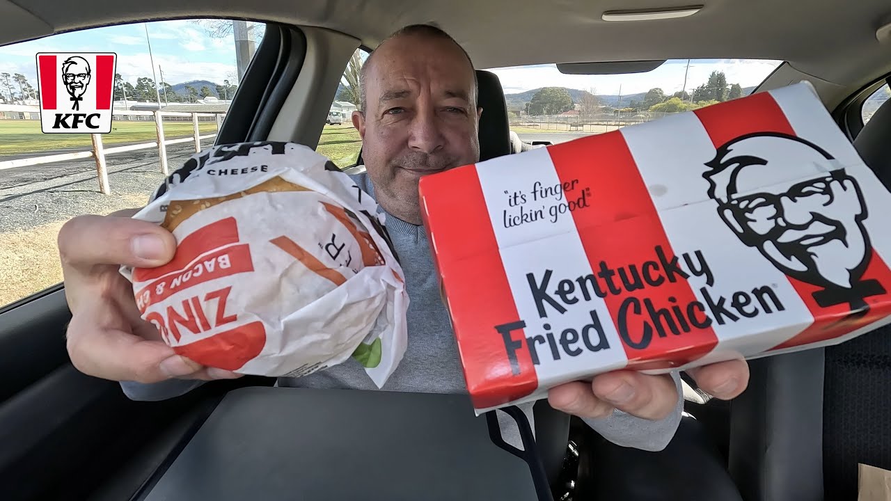 KFC Original Crispy Chipster Burger + 6 For $6.95 Hot & Crispy - YouTube