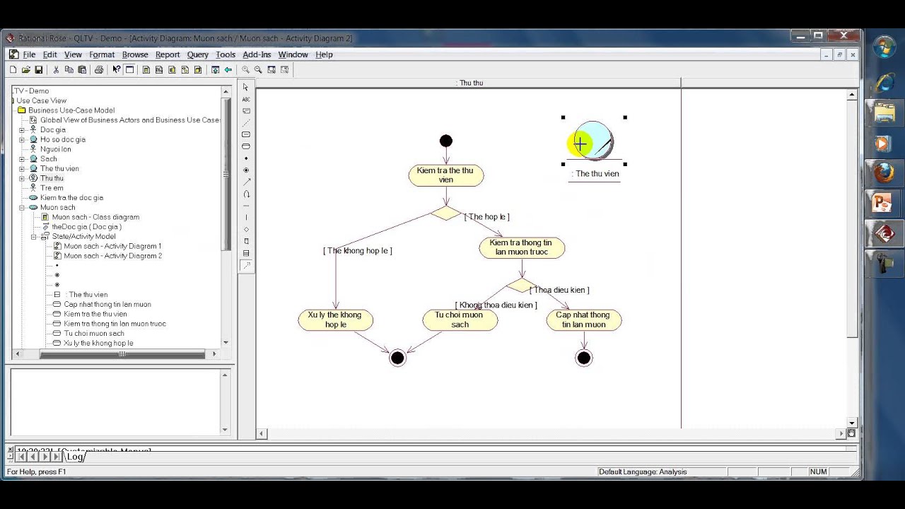 Business Use Case Diagram Part 5 Activity Diagram Business UC Realization - YouTube