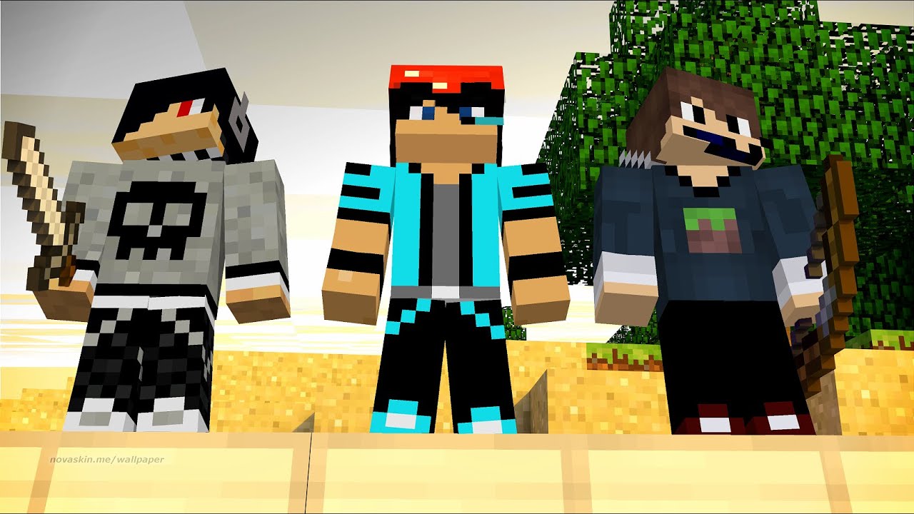 Minecraft:skywars 3 nubes - YouTube