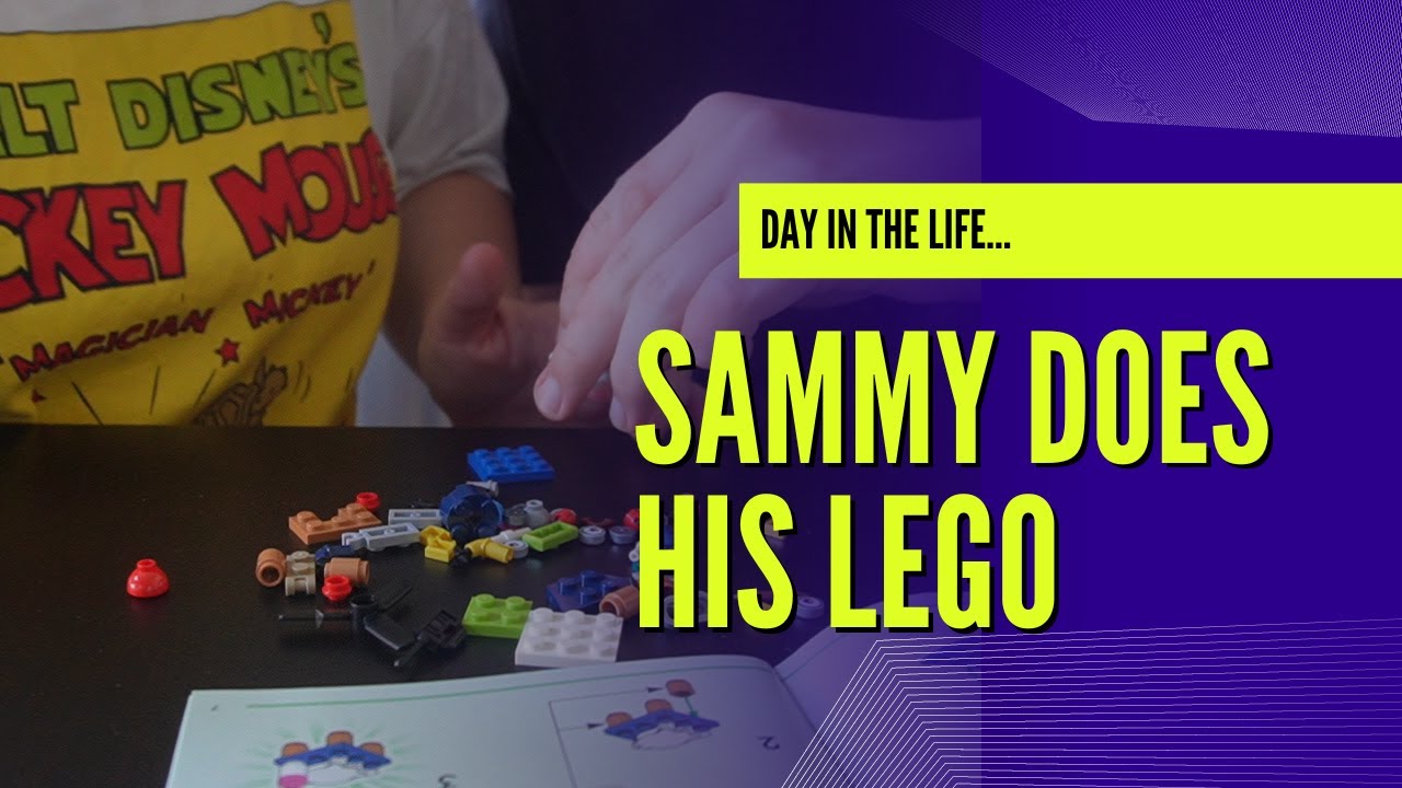 Sammy Does His Lego - YouTube