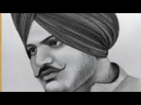 how to draw shidu muse wala drawing #shorts - YouTube
