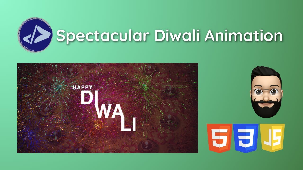 Happy Diwali Customized Dev Create Spectacular Diwali Animation Using Html Css And Javascript 7986