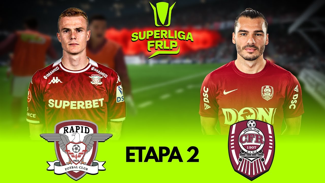 FC RAPID vs CFR CLUJ 1-1 | Etapa 2 | SUPERLIGA FRLP #frlp #superliga # ...
