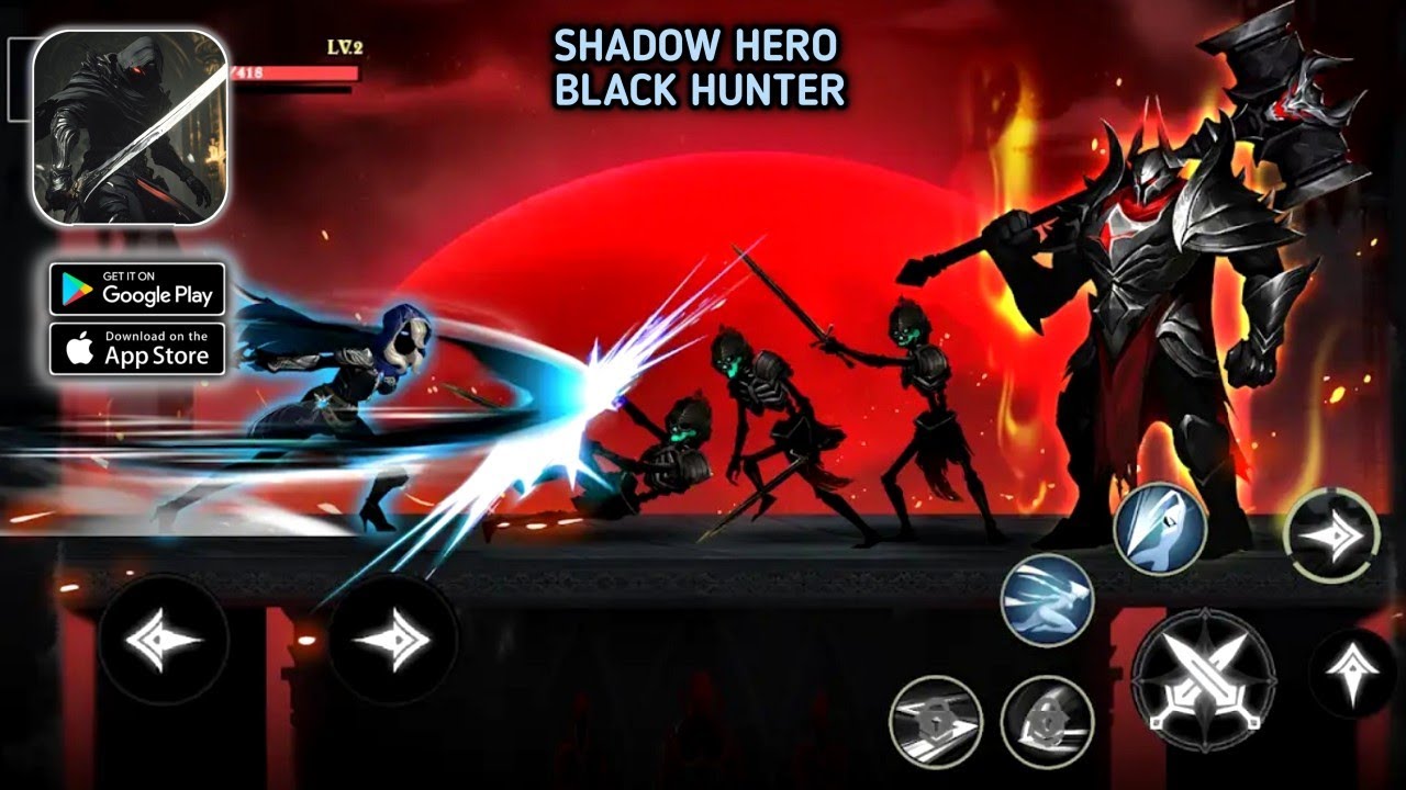 Shadow Hero: Black Hunter Gameplay (Android,IOS) - YouTube
